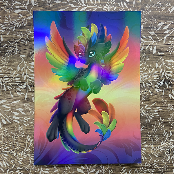 Zen 'Flight' Print | Dragons and Beasties