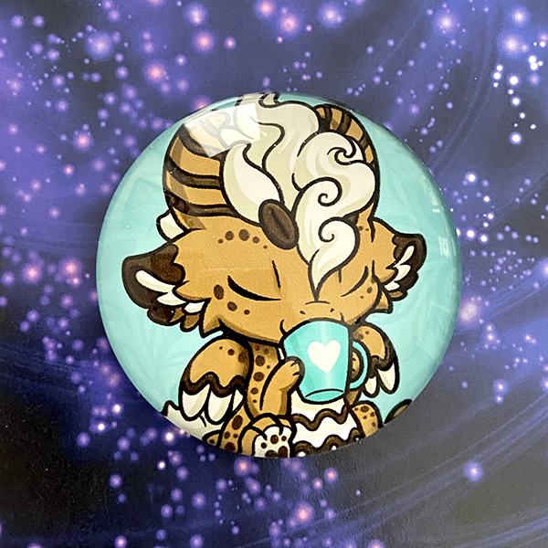 Mocha Dragon - Fridge Magnet | Dragons & Beasties – Dragons and Beasties