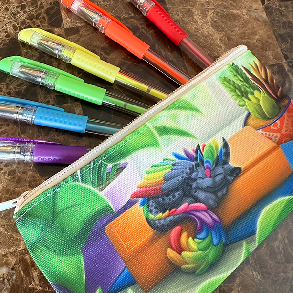 Zen Sleeping Pencil Pouch | Dragons and Beasties