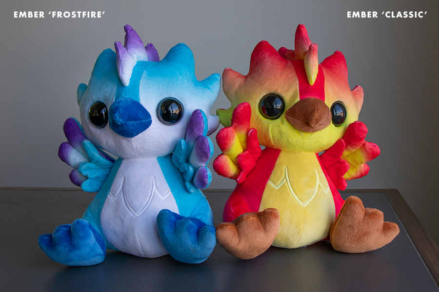 Ember 'Frostfire' Phoenix Plush | Dragons and Beasties