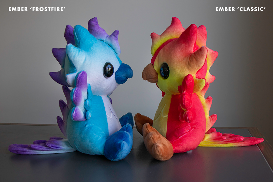Ember 'Frostfire' Phoenix Plush | Dragons and Beasties